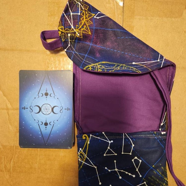 Tarot Card Wrap | Tarot Card Holder | Tarot Card Bag | Tarot Purse ...