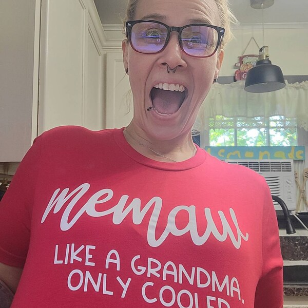 Memaw Shirt for Grandma, Memaw Tshirt for Grandma for Mothers Day From ...