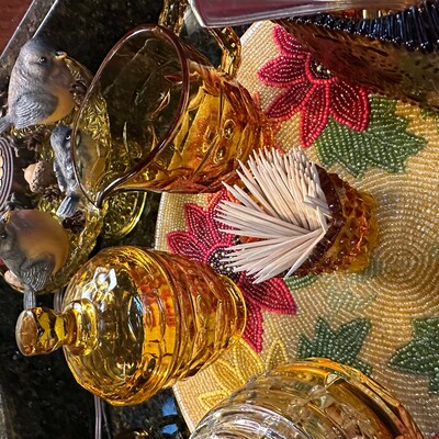 Vintage Indiana Pretzel Glass Cup & Saucer Set of 4 - Etsy