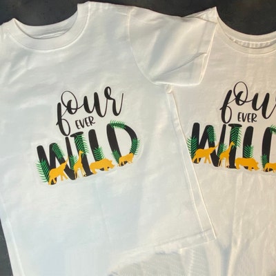 Four Ever Wild SVG Four Birthday SVG Safari Wild Four SVG - Etsy Canada