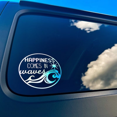 Mountain Pulse Vinyl Decal Vinyl Sticker, Car Window Decal, Hiking ...
