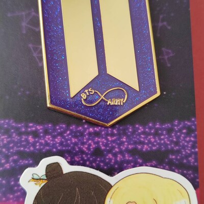 BTS Enamel Pin: Singularity BTS V, Taehyung, Kim Taehyung - Etsy