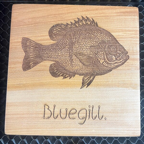 Bluegill Laser Engraving Files SVG PNG DXF Realistic Detailed Fish - Etsy