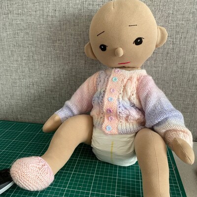 PDF Baby Doll Pattern and Tutorial, 18 Soft Doll Pattern With Diaper ...