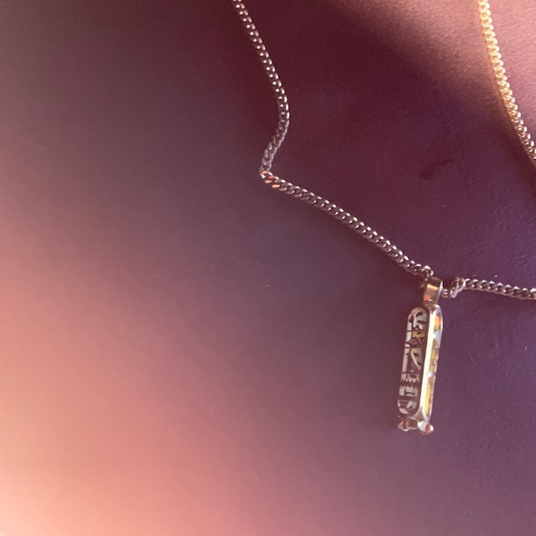 3 Sided Engraved Ancient Egyptian Pendant, Egyptian Personalised Name ...