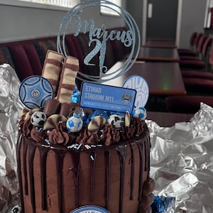 Worlds Best Dad Happy Fathers Day Dad Daddy Glitter Cake - Etsy UK