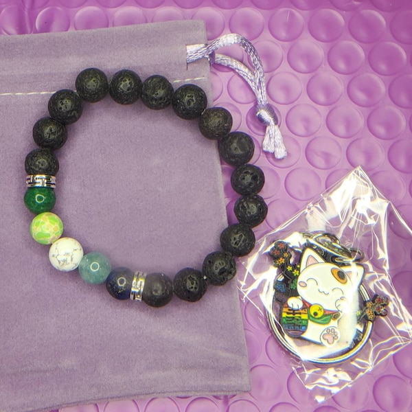 Trans Bracelet Black Hematite Zodiac Sign Gemstone Bracelet Cute Trans ...