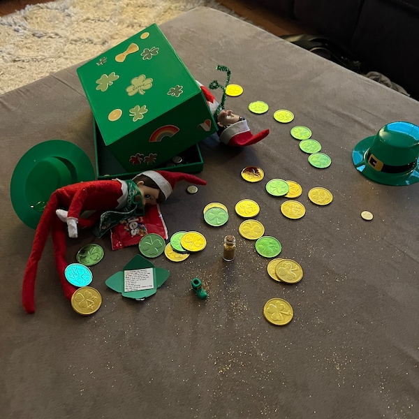 Leprechaun Trinket Kit for St Patricks Day, Leprechaun Trap, Leprechaun ...