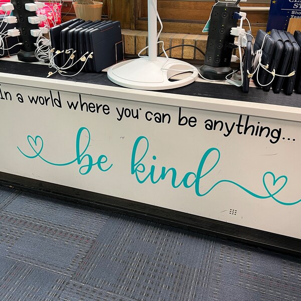 In a World, Teacher Decal, Classroom Decor, Vinyl Wall Decal, Classroom ...