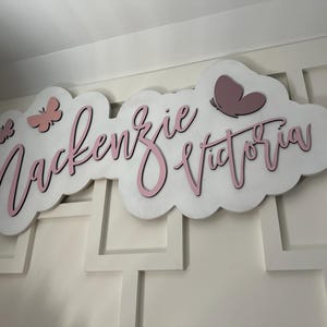 Small Name Sign, Nursery Name Sign, Wood Cutout Name Sign, Small ...