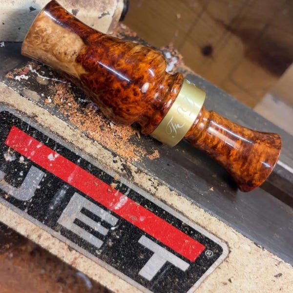 Stabilized Black Ash Burl Turning Blank | Game or Duck Call | SBAB 877 ...