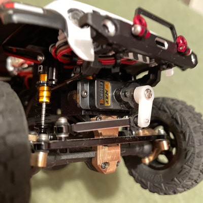 Axial SCX24 Servo Mount to Run an EMAX ES08 Servo - Etsy
