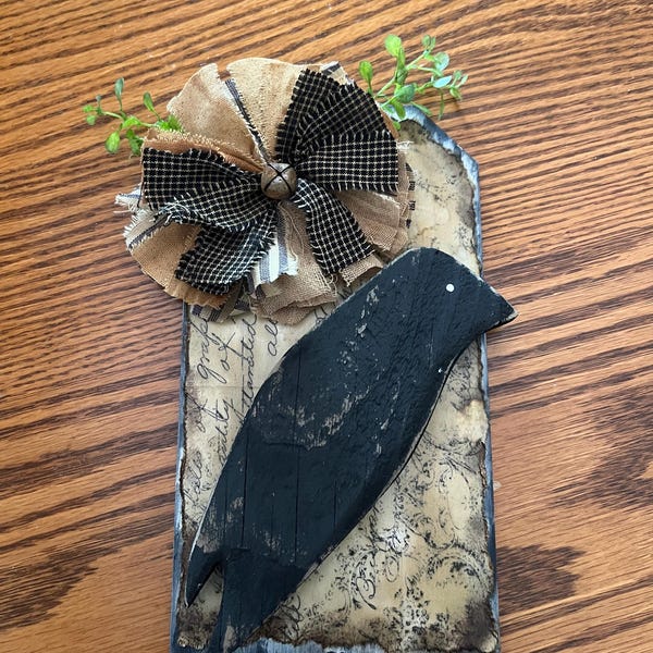 Primitive Birds With Sunflowers - Etsy