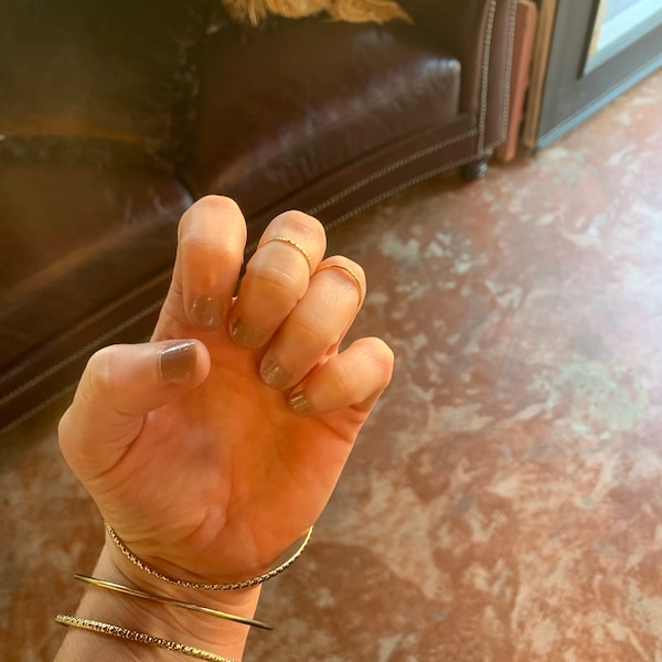 Hammered Bypass Ring, Adjustable Open Band Spiral Ring, Gold or Silver ...