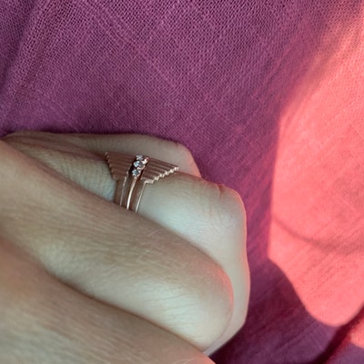 Clam Ring, Shell Ring, 14K Solid Gold Ring, Fan-shape Ring, Scallop ...