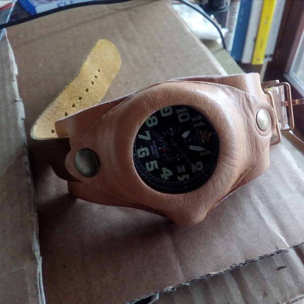 Leather Watch Cover Brown, Than, Black. Protect Your Watch From Dirt ...