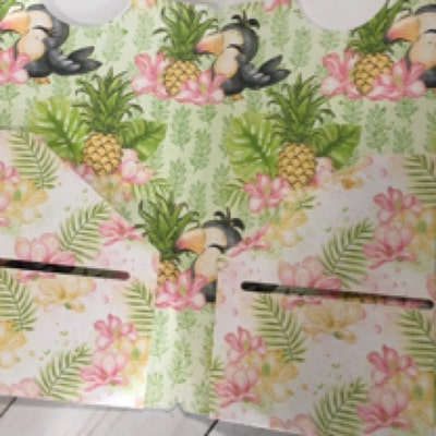 Tropical Digital Paper, Cute Flamingo, Exotic Pattern, Summer Seamless ...