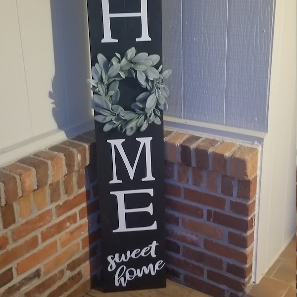 Welcome to Our Home Sweet Home Front Door Sign / Outdoor Sign / Outdoor ...