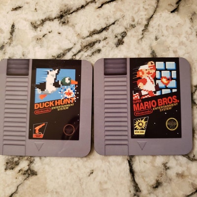 Super Mario Bros NES Coaster Video Game Coaster Nintendo Coaster Mario ...