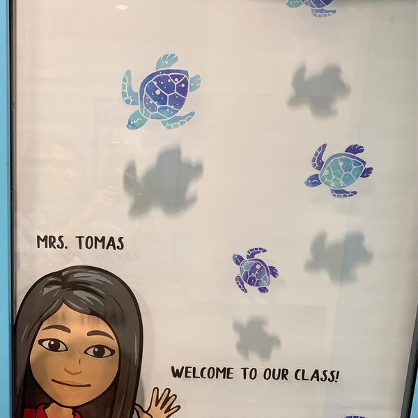 Color Static Cling Personalized Bitmoji Decal (repositionable and ...