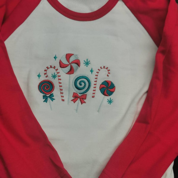 Christmas Candy - Machine Embroidery Design - 4 Sizes, Christmas Candy ...