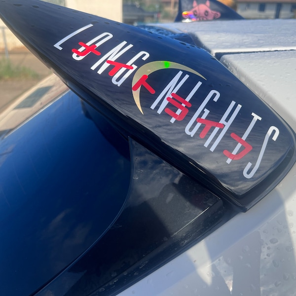 Long Nights "nightlife" Rare JDM Vinyl Sticker Die-cut Decal - Etsy