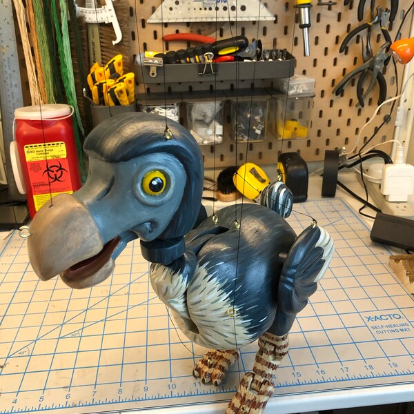 Dodo Bird Strung Puppet Marionette Hand Made to Order in Staffordshire ...