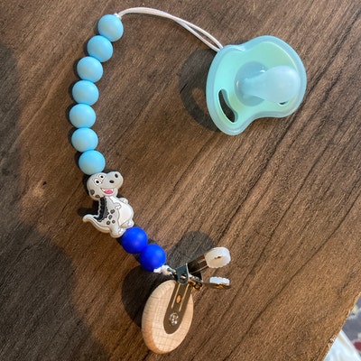 Personalized Pacifier Clip for Baby Boy and Girl, Boho Paci Clip - Etsy