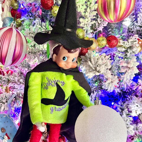 Wicked Sweater Holiday Christmas Elf Sweater, Holiday Sweater, Elf Prop ...