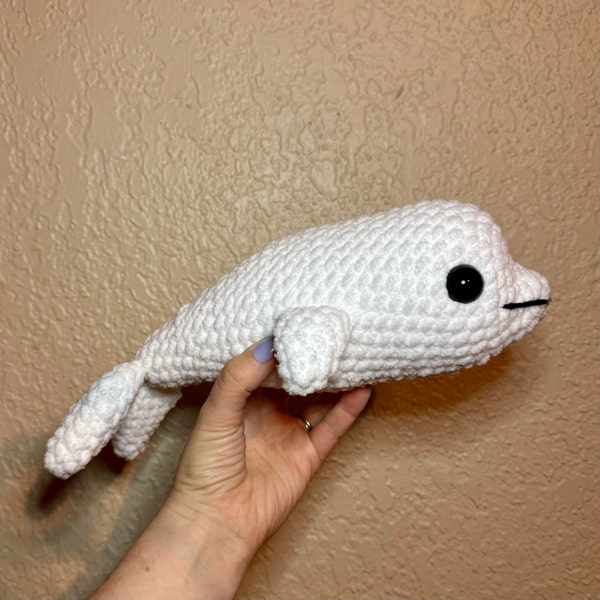 PATTERN: Bianca the Beluga Whale Pattern - Amigurumi Beluga Pattern ...