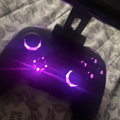 Soft Touch Black RGB LED Gated Sticks Custom Pro Controller for ...