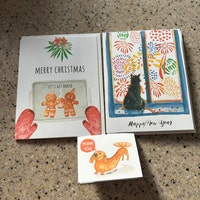 Dachshund Christmas Card Dashing Through the Snow Gifts for Dog Lovers ...
