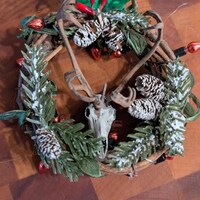 Fallow Deer Skull 1:24 Scale Replica Animal for Dollhouse, Diorama, Art ...