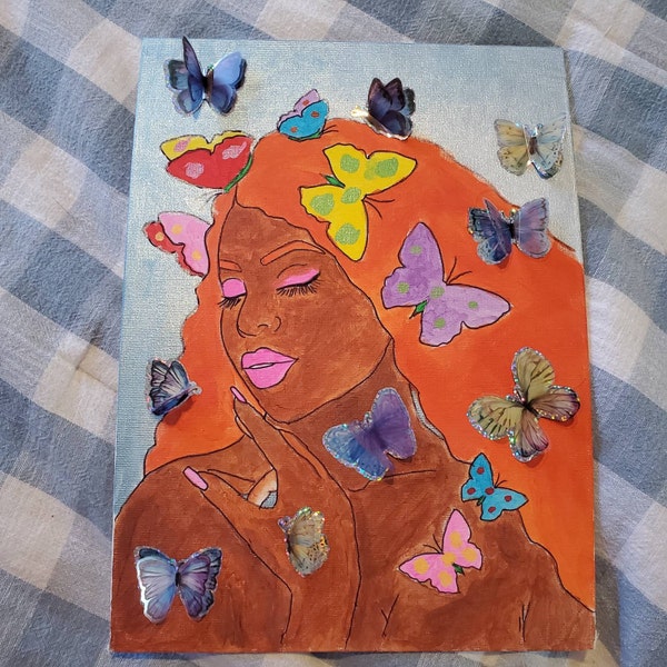 Custom Paint by Number Portrait Kit: Personalized Photo Canvas - Etsy