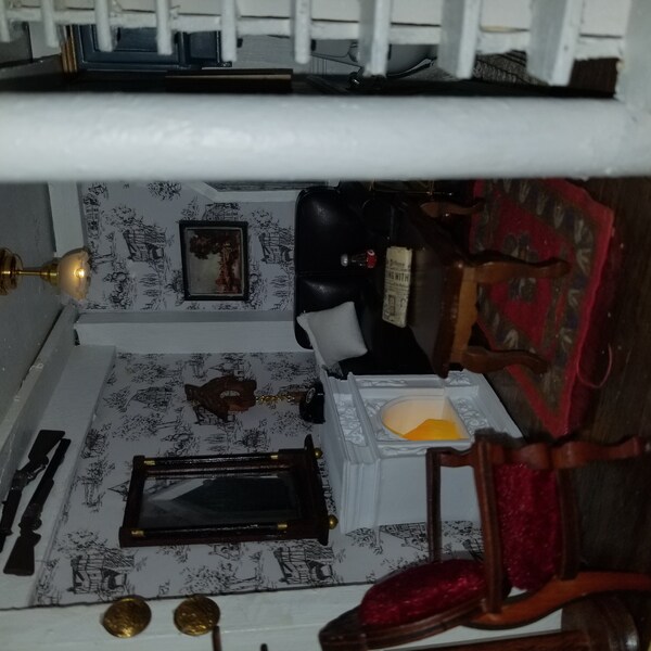 Dolls House Miniature Lighting LED Battery Light 1:12 Ceiling Lamp ...