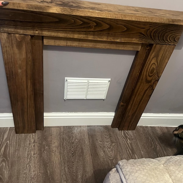 Handmade Rustic Solid Bespoke Fire Surround Made to Order - Etsy UK