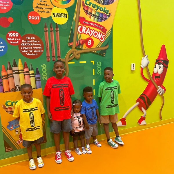 Crayon T-shirts, Crayon Themed Shirts, Crayola Shirt, Colorful Crayon ...