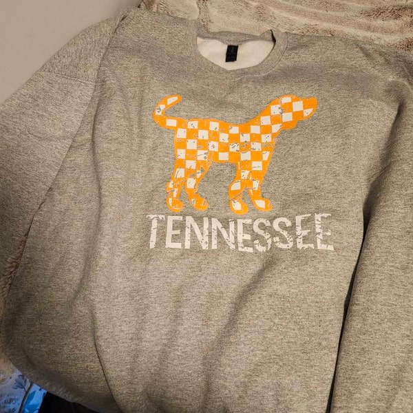 Tennessee Baby Tennessee Checkered Board Hounddog Baby Body Suit - Etsy