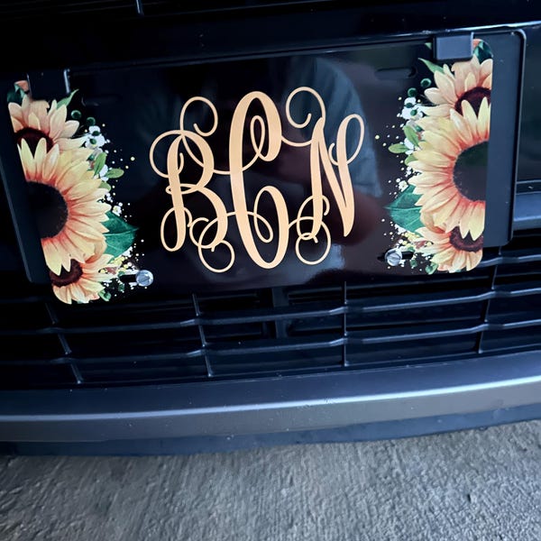 Multi-color Option Personalized License Plate, Personalized Car Tag ...