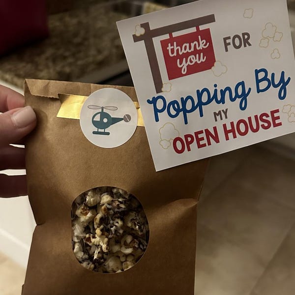 EDITABLE DIGITAL DOWNLOAD, 6 Tags/sheet, Thanks for Popping by My Open ...