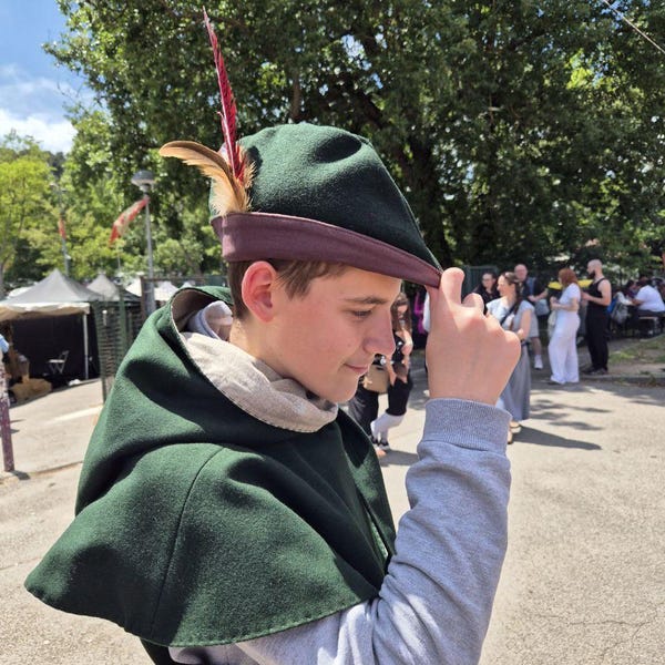 Liripipe Hood - Wool - Linen Cowl - 14th & 15th Century - Gugel ...