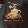 Trendy Fall Pumpkin Flower Graphic Tees for Women, Trendy Fall Shirts ...