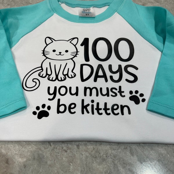 100 Days of School Svg, Cat Svg, Kitten Svg, Funny Teacher Design ...