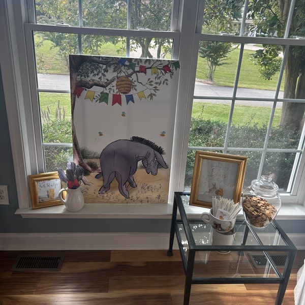 Big Game-pin the Tail on Eeyore- Game Classic Winnie the Pooh Birthday ...