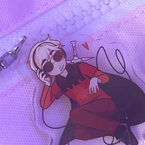 Homestuck Candy Shaker Keychain Charm Trickster Mode Roxy Lalonde ...
