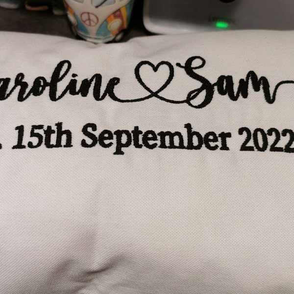 Custom Embroidery Pillow, Customize Pillow, Personalized Pillow ...