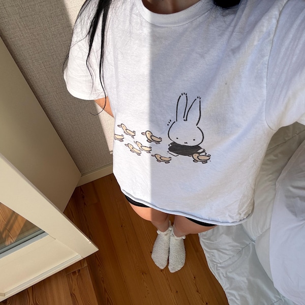 Miffy Plush Adult Crewneck, Unisex Heavy Blend™ Crewneck Sweatshirt ...