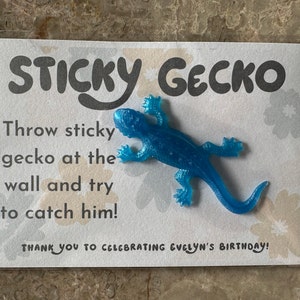 Keepy Uppy, Sticky Gecko, Bluey Party Decor, Toddler Party Favors ...