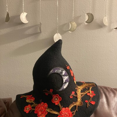 Flower Crown Witch Hat - Etsy