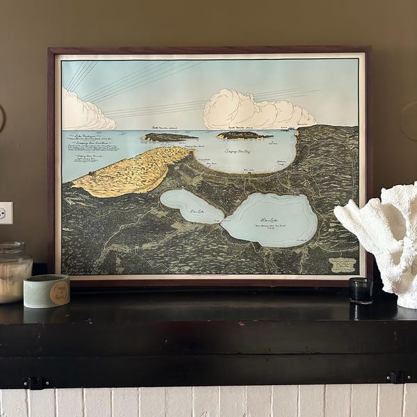 Solid Hardwood Bifold Picture Frame in Walnut Maple | Hinged Frame ...